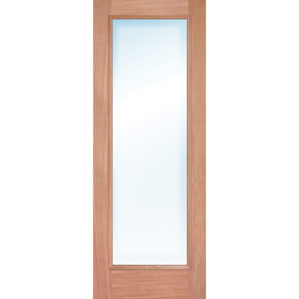 Full Lite Low-E Mahogany Prehung Wood Double Door Patio Unit - Door ...